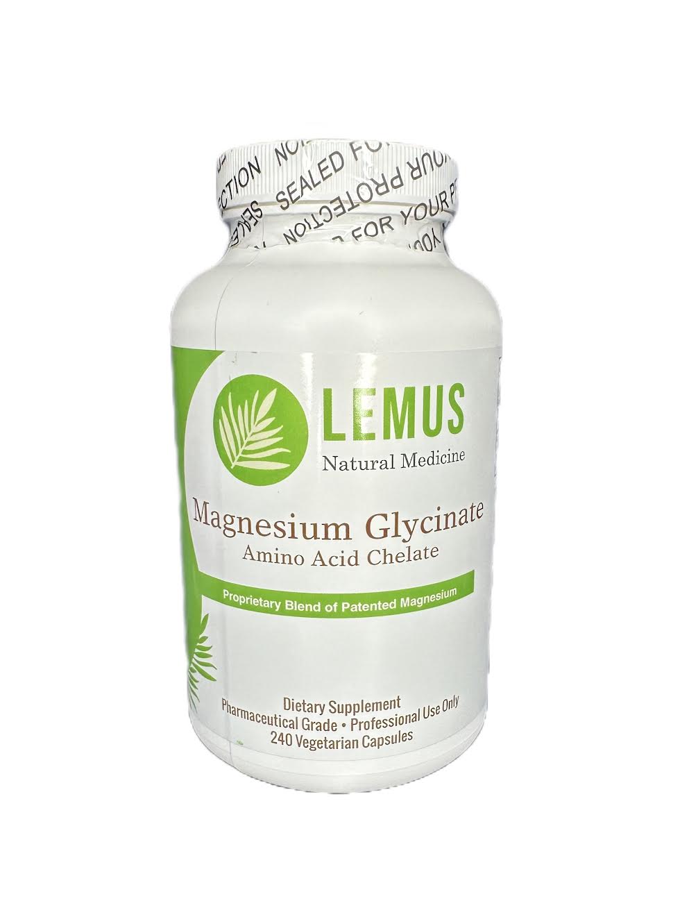 Magnesium Glycinate Amino Acid Chelate 240 Caps – LEMUS NATURAL MEDICINE